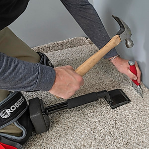 Roberts Extra Wide Carpet Tucker and Stair Tool, Chrome-Plated Steel, 4-Inches