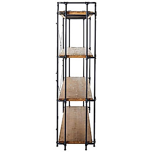 Christopher Knight Home Yorktown 4-Shelf Bookcase, Antique & Yorktown 3-Shelf Bookcase, Antique