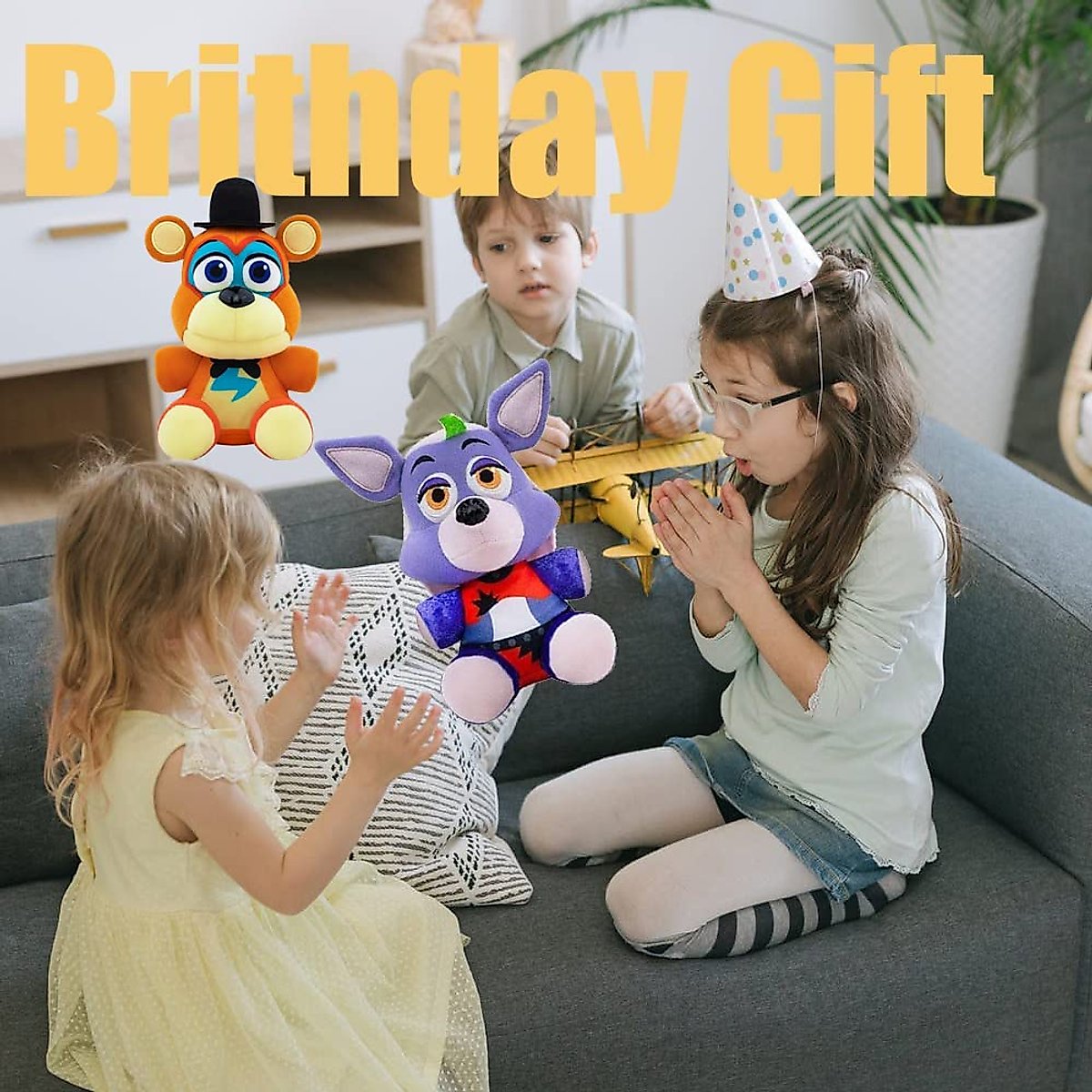 Mokorety Five Nights at Freddy's Plushies，Five Nights at Freddy's Plush，FNAF Plushies，Gift for FNAF Plush Game Fans (c03)