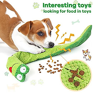 Eneston Dog Toys, Squeak Dog Toy Dog Puzzle Toys IQ Training, Dog Snuffle Toys Foraging Instinct Training Suitable for Small Medium and Large Dogs