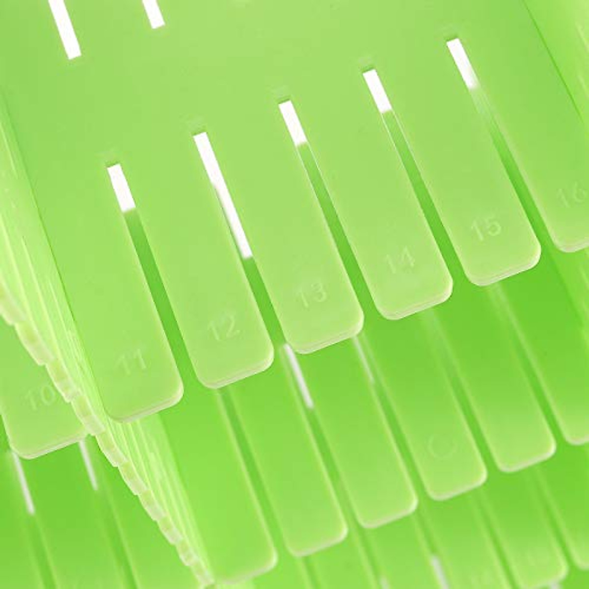 KEILEOHO 56 PCS Plastic Drawer Dividers, Adjustable Grid Drawer Dividers, Drawer Dividers Organizer for Office, Dresser, Drawers, Desktop, Organizing Sock, Underwear, Makeup, 28 Green, 28 White