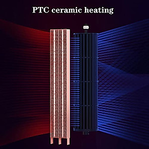 Outdoor Garden Heater Space Heater for Indoor Use, Portable Ceramic Tower Heater with Remote, Oscillation, Digital Display, Tip-Over & Overheating Protection, 12H Timer Patio Heate