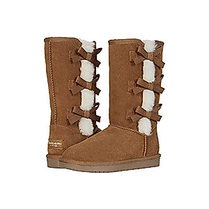 Koolaburra by UGG Kid's Victoria Tall Fashion Boot, Chestnut, 13 Youth US Little Kid