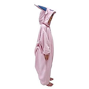 SAZAC Kigurumi - Pokemon - Espeon - Onesie Jumpsuit Halloween Costume -Kids Size (5-9 Year Old)
