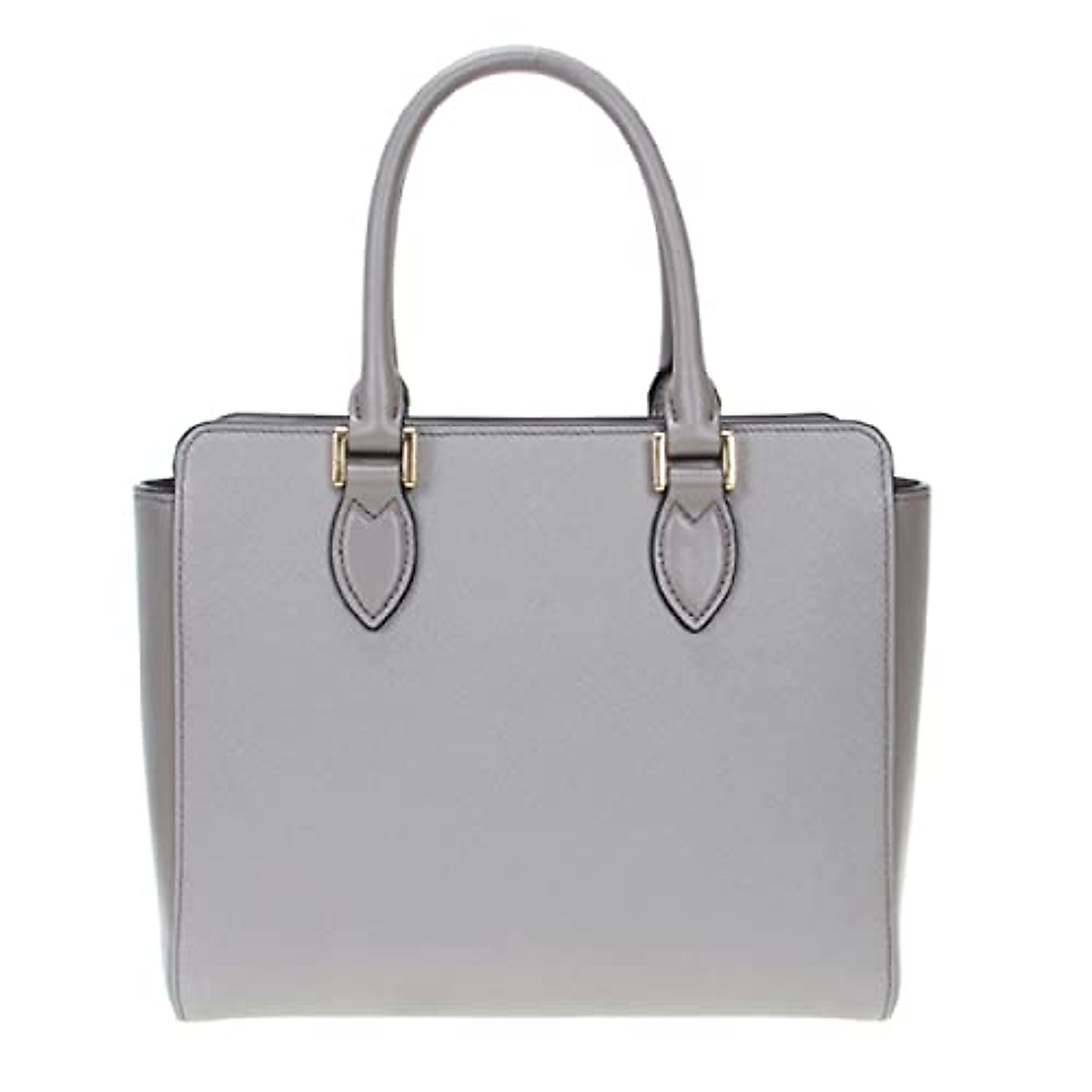 Prada Saffiano Leather Argilla Nero Two-Toned Black and Gray Handbag 1BA113