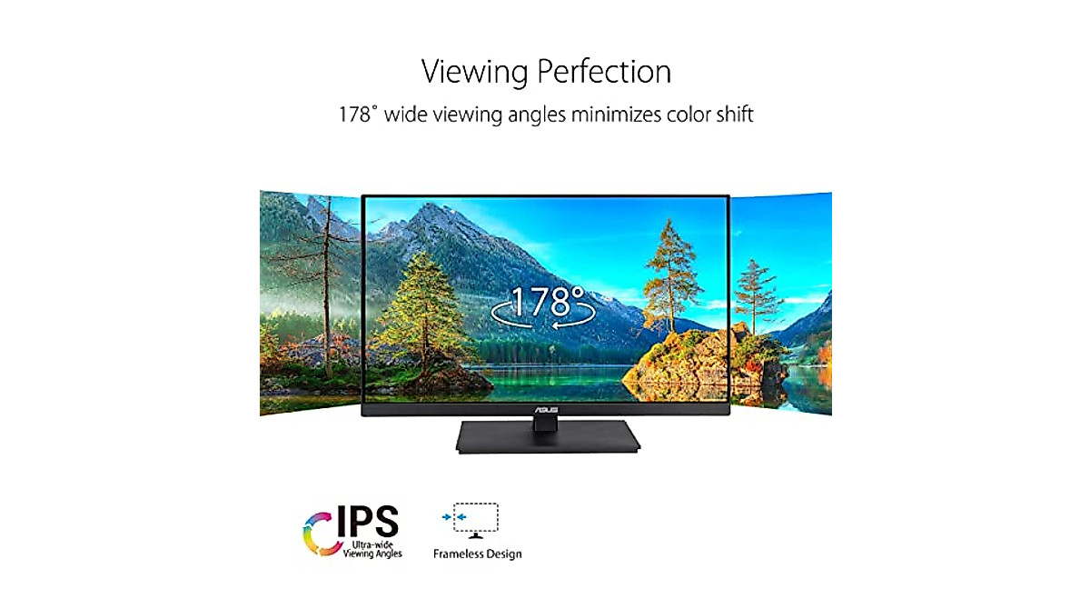 ASUS Full HD Monitors - 23.8" & 27" with IPS, 75Hz