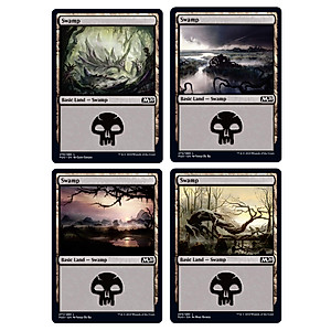 Magic The Gathering Core Set Land Station (400 Cards) , Black, 13+ years