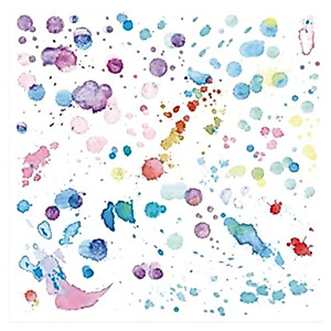 Dots Rub on Stickers, 6 x 6 inch Sheet - Dry Rub-On/Off Transfers Stickers for Furniture Crafts Decorating