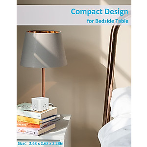 Power Strip Extension Cord with Multiple Outlets, BULL Power Strip with 3 USB Charging Ports 3 Outlets and 5ft Flexible Extension Cord, Travel for Cruise Ship Home Dorm Hotel Office