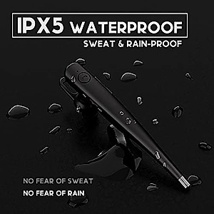 Mosonnytee Headphones Wireless Bluetooth Headset Noise Cancelling Headphones Bluetooth Headset for Cell Phones handsfree Bluetooth earpiece with Microphone Mute one Single Ear 10-Hours Usage