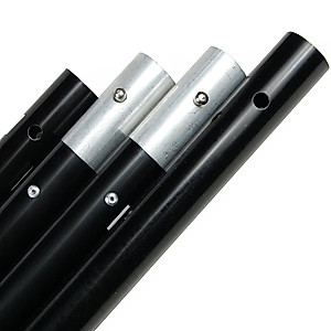 ePhotoInc 8.5ft x 10ft Photography Studio Backdrop Photo Video Support System 2 Background Stands 4 Adjustable Cross Bars Carrying Case Kit GG804