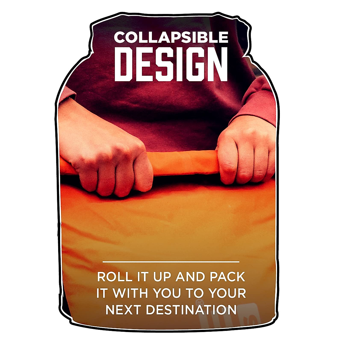 ICEMULE Classic Small Collapsible Sling Strap Cooler – Hands Free, 100% Waterproof, 24+ Hours Cooling, Soft Sided Cooler for Hiking, Camping & Fishing, 10 Liter, Fits 12 Cans + Ice