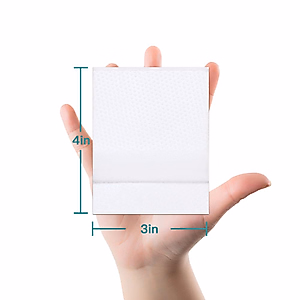 Dimora Silicone Wound Contact Layer, Non-adhering Dressing, Transparent Wound Dressing Pads, 3in x 4in (7.5cm x 10cm), 10 pcs