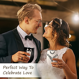 Giveena Wedding Gift For Couple 2024 Unique - Stainless Steel Wine Tumbler & 55x70 inch Fleece Blanket Bridal Shower Gifts - Cool Newlyweds Gifts & Christmas Presents For Newlyweds - Bride To Be Gifts