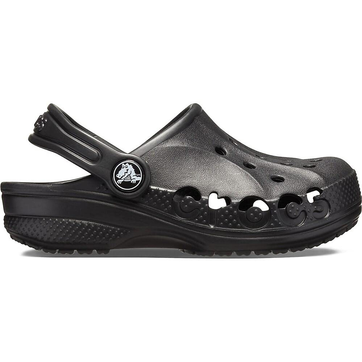 Crocs Baya Clog, Black/Black, 2 US Unisex Little Kid