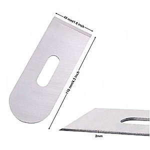 DSHE Mini Hand Planer Small Trimming Planer 6-1/2 inch Woodworking Pocket Plane Hand Plane with 1 inch Blade Adjustable Block Plane and 1 Wood Fixe for Trimming Projects Carpenter DIY Model Making