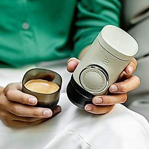 WACACO Minipresso NS2 Portable Espresso Machine, New Generation of the Minipresso NS, Manually Operated Coffee Maker, Compatible with Nespresso Original Capsules and Compatibles (NS Capsules)