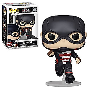 Funko Marvel: Falcon and The Winter Soldier - John F. Walker as U.S. Agent Pop! Vinyl Figure (Bundled with Compatible Pop Box Protector Case)