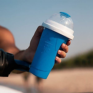 Slushie Maker Cup,Slushy Maker Magic Squeeze Cup Cooling Maker Cup Freeze Mug Milkshake Smoothie Mug,Portable Squeeze Ice Cup for Family