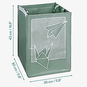 Navaris Recycle Bag Set (4 Pieces) - Reusable Recycling Bags to Separate Paper, Plastic, Glass, Metal - Recycling Bins Sorter Bin Kitchen Organizer