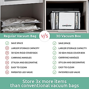 Compactor Semi Rigid 3D Vacuum Boxes (Medium, White | LIFE)
