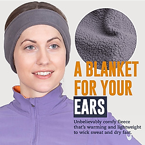 OutdoorEssentials Ear Warmer Headband for Women - Winter Ear Muffs, Running Ear Warmer - Sports Fleece Headbands for Women