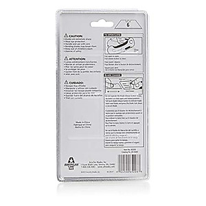 American Line Folding Utility Knife with 6 Blades - Ergonomic Handle Design with Quick Blade Change Technology - 65-0203