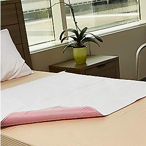 Medline - MDTR1227073A Softnit 300 Washable Underpads, Pack of 4 Large Bed Pads, 34" x 36", For use as incontinence bed pads, reusable pet pads, great for dogs, cats, and bunny