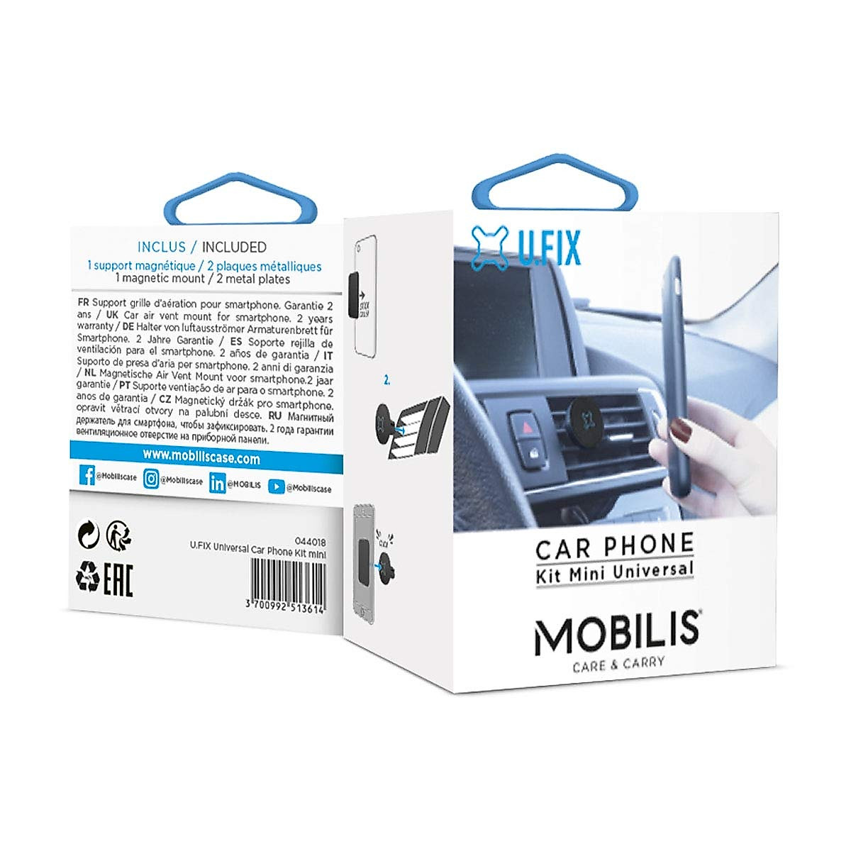 Support MOBILIS U.FIX UNIV. CAR Phone KIT Mini
