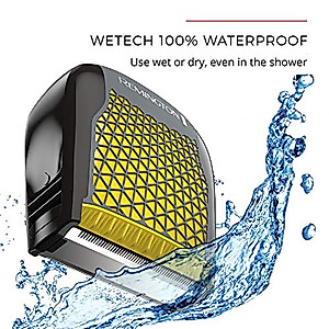 Remington BHT6455FF Shortcut Pro Body Groomer with Extendable Curved Handle and 5 Length Combs, Rechargeable Battery for Cordless Use, Shave Wet or Dry