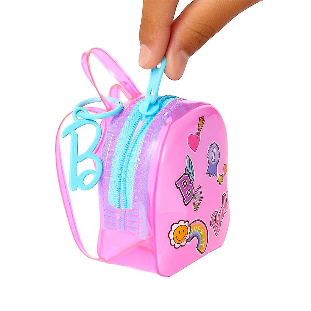 Barbie Clothes Set, School-Themed with Dress, 5 Acessories & Zippered Doll-Sized Backpack with Clip-On Ring