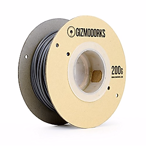 Gizmo Dorks Hips Filament for 3D Printers 3mm (2.85mm) 200g, Grey