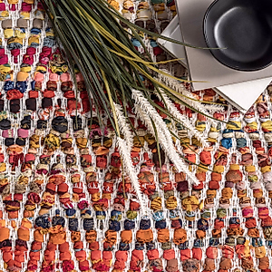 nuLOOM Rochell Hand Woven Chevron Area Rug, 3x5, Magenta