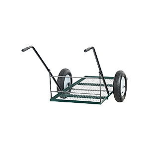 Vestil LSC-2448-TC Steel Service Cart, Pneumatic Wheels, 500 lbs Load Capacity, 45" Height, 53" Length X 24" Width