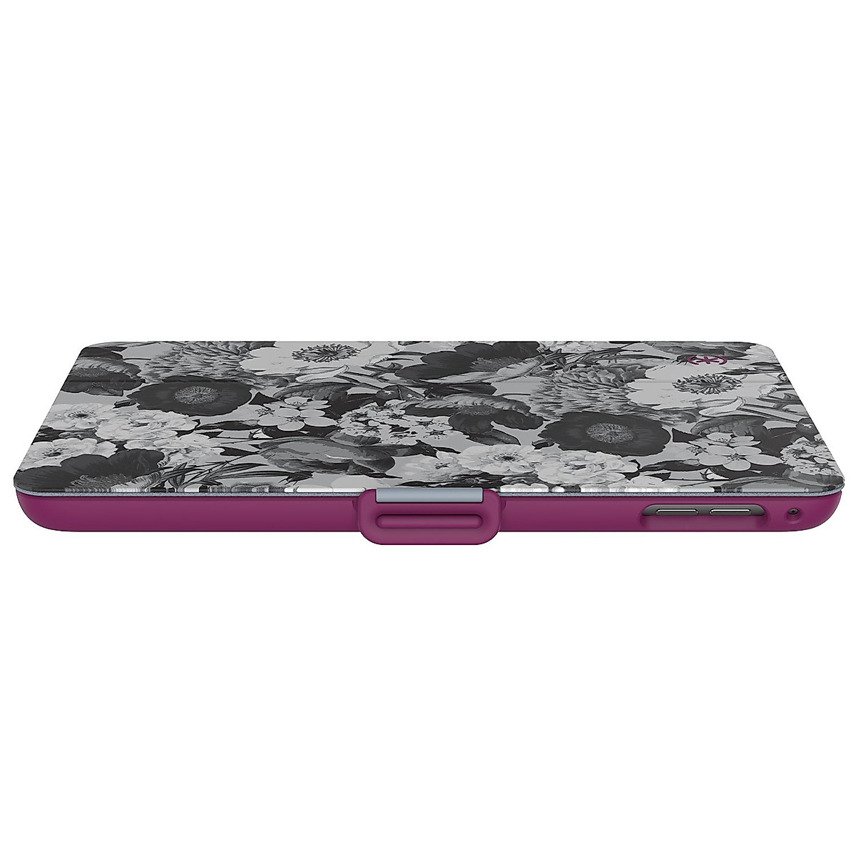 Speck Products StyleFolio Case and Stand for iPad Mini 4, Vintage Bouquet/Nickel Grey/Boysenberry Purple