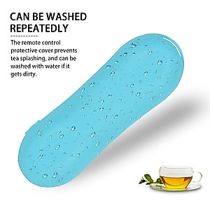 TiVo Stream 4K Remote Case - Silicone, Shockproof, Washable, Glow in Dark Blue