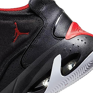Men's Jordan Max Aura 4 Shoes Black/Gym Red/White (DN3687 061) (us_Footwear_Size_System, Adult, Men, Numeric, Medium, Numeric_9)