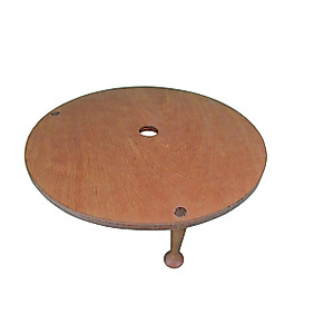 Round Double Pie Carrier Basket with Tray and Lid Made in the USA. Collectible Handmade Primitive Decor, Carry Your Pies in Style to Thanksgiving, Easter, and Christmas Dinners. Featured in the La Times News Paper.