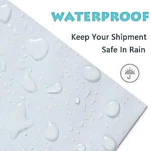 UCGOU Poly Mailers 19x24 Inch White 50 Pack Extra Large Shipping Bags Strong Thick Mailing Envelopes Self Seal Adhesive Waterproof and Tear Proof Boutique Postal for Clothing,Quilt and More