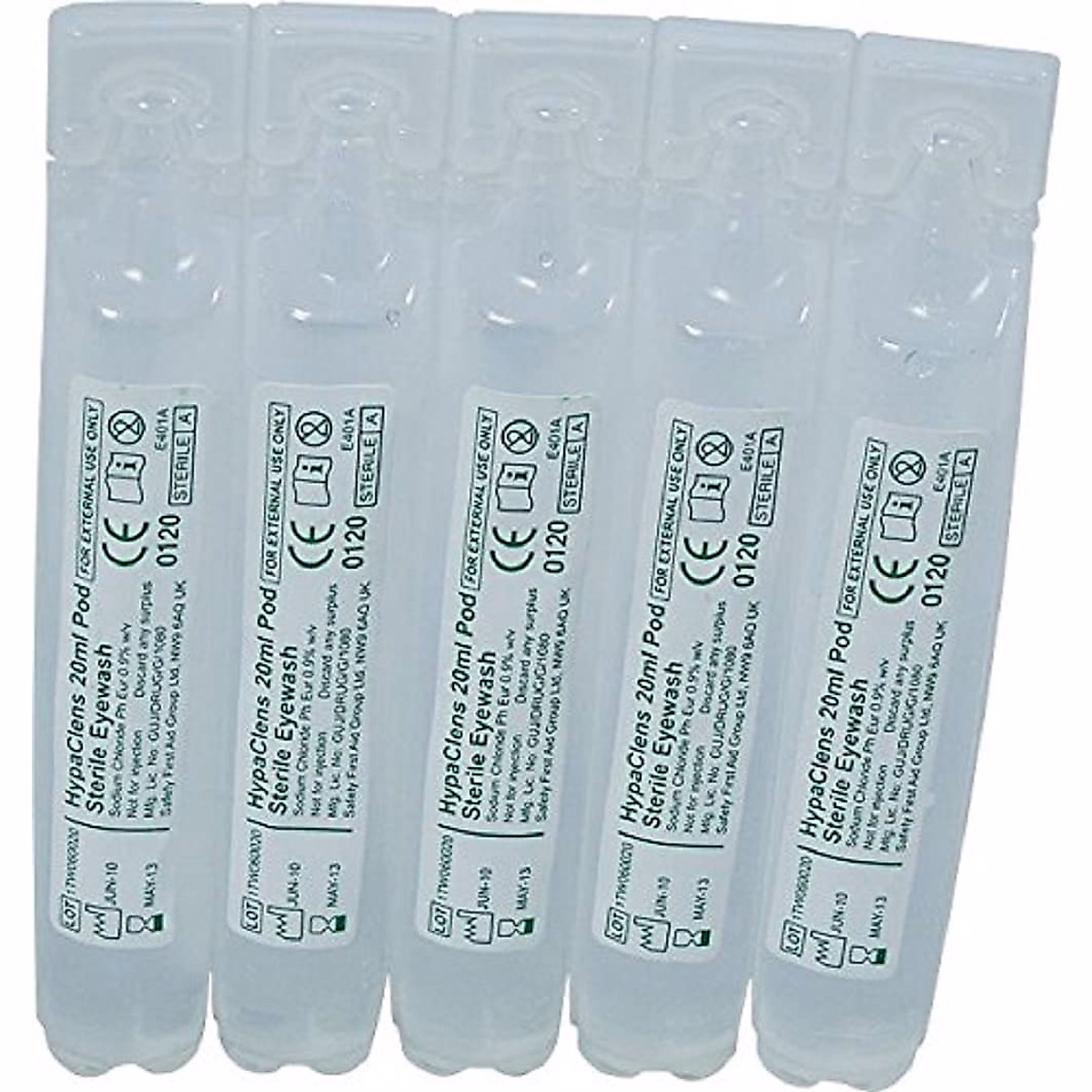 Hypaclens Emergency Sterile Eyewash Pods - 20ml (Pack of 25)