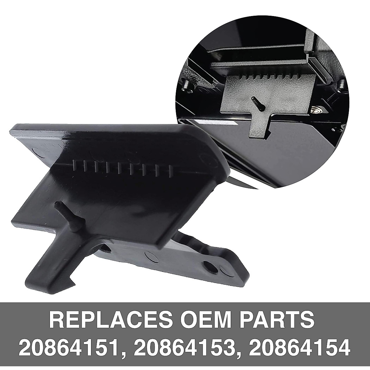 EcoAuto Lid Latch for Center Console Armrest - Fits 07-14 Silverado, Avalanche, Suburban, Sierra, Yukon, Escalade - Replaces OEM Part 20864151, 20864153, 20864154-1 Pack