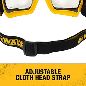 DEWALT Safety Goggles, Clear, Anti-Fog, DPG84 - Insulator
