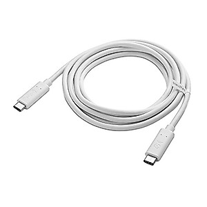 Cable Matters [USB-IF Certified] 100W USB C to USB C Charging Cable 6.6 ft for MacBook Pro/Air, iPad Pro (USB C Charge Cable, USB C Power Cable) with 100W Power Delivery in White (USB 2.0, No Video)