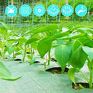 Broadfashion 01 Weed Barrier Landscape Fabric Heavy, Black