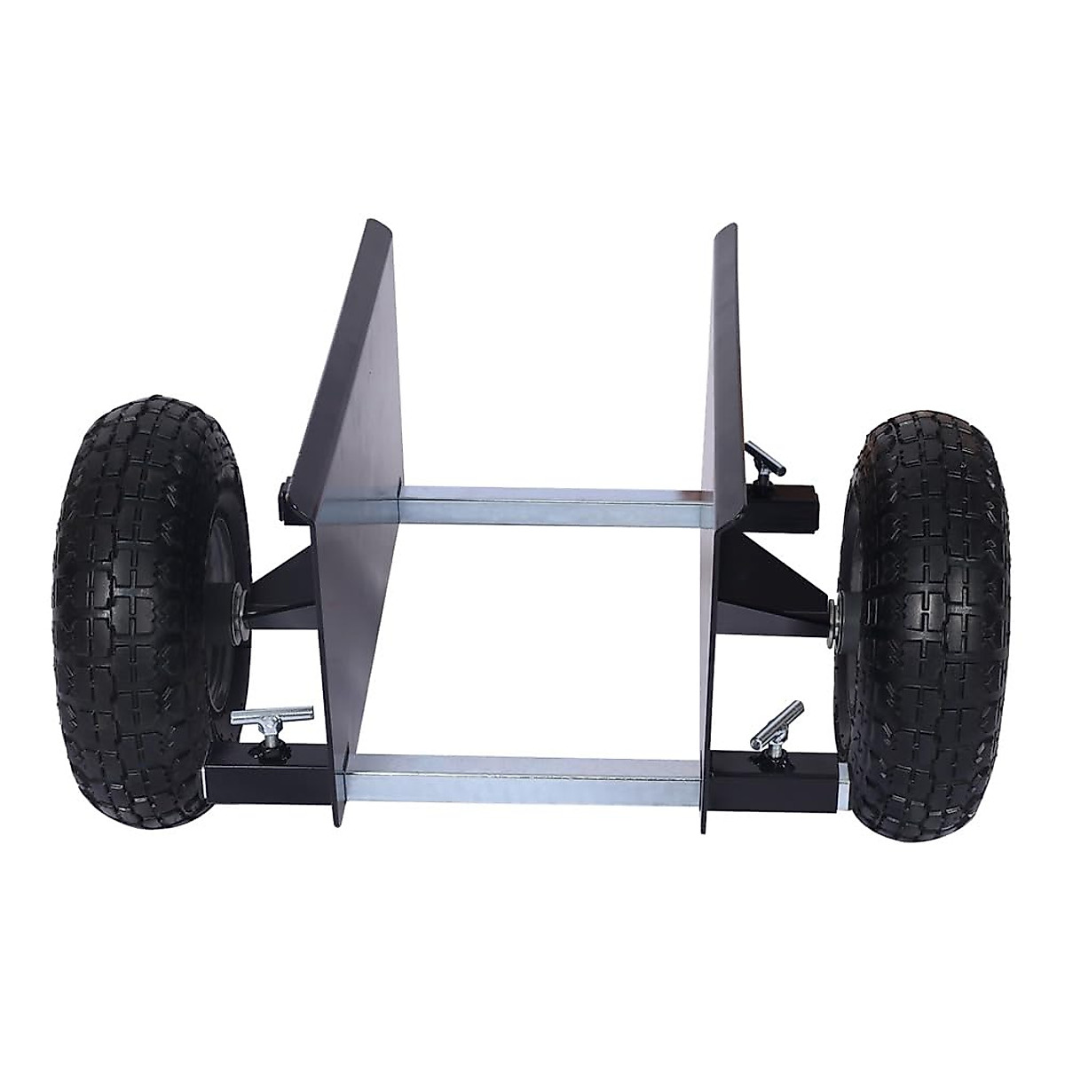 Yone jx je Panel Dolly Heavy Duty Door Dolly Cart 600LBS Capacity Dolly Adjustable Mover with 10" Pneumatic Wheels Panel Cart (Black)