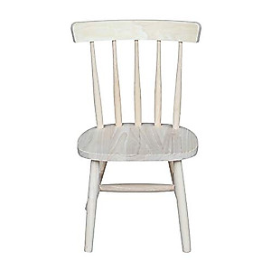 International Concepts IC Toddler's Wooden Chairs - Set of 2, Durable Solid Wood Construction, Perfect for Kids Room or Play Area, Easy to Customize and Paint - Unfinished