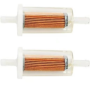 (2 Pack) 691035 695666 Fuel Filter fReplacement for BS 845125 493629 695666 5065 5065D 5065K MTD Craftsman Troy Bilt Lawn Mower Tractor