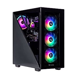 Velztorm Black Gladio CTO Gaming PC (Liquid Cooled AMD Ryzen 9 5900X, 32GB DDR4, 1TB PCIe SSD + 2TB HDD (3.5), GeForce RTX 3070 8GB, AC WiFi, 750W PSU, RGB Light, Win10H)