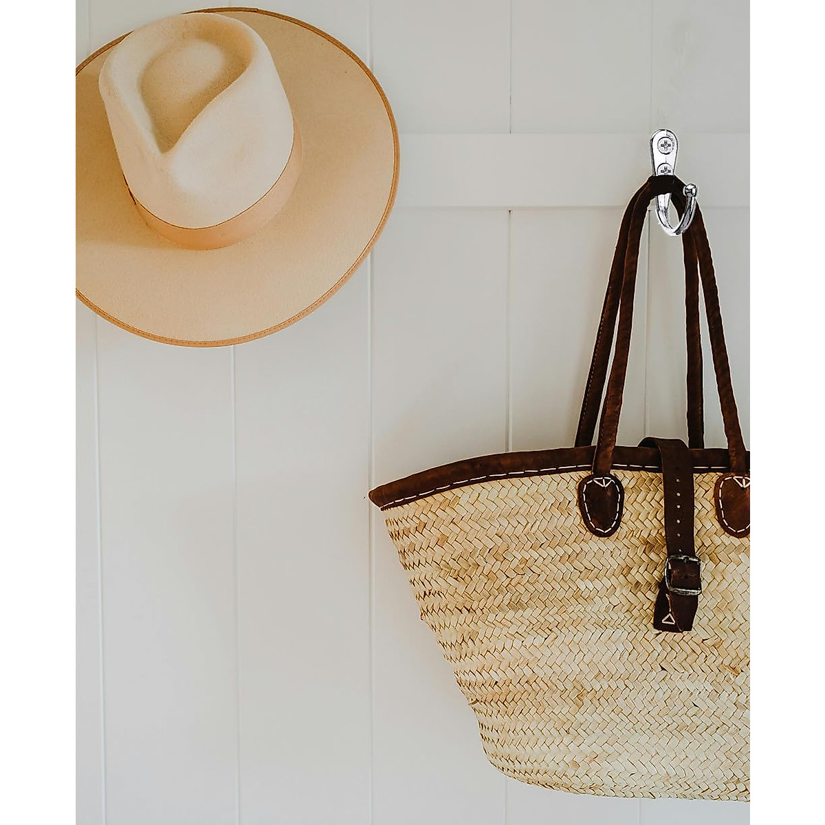 QRZLP Wall Mounted Coat Hooks, Heavy Duty Hanger Hook with Screws Vintage Zinc Alloy Wall Clothes Hanger Coat Hat Hook Cloakroom Hook for Hat, Towel, Key, Robe, Coats, Scarf, Bag, Cap, etc. (Black)