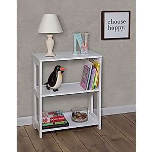 Regency Flip Flop Folding Bookcase, 28" x 22", White